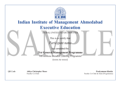 General Management Program in Dubai | IIMAs flagship Programme
